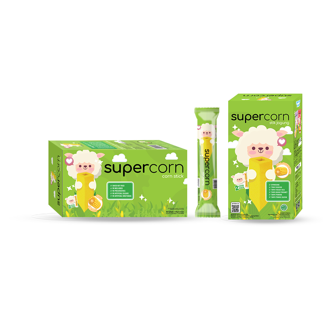 Produk - Supercorn │Makanan Ringan Anak │Camilan Anak │Stik Jagung