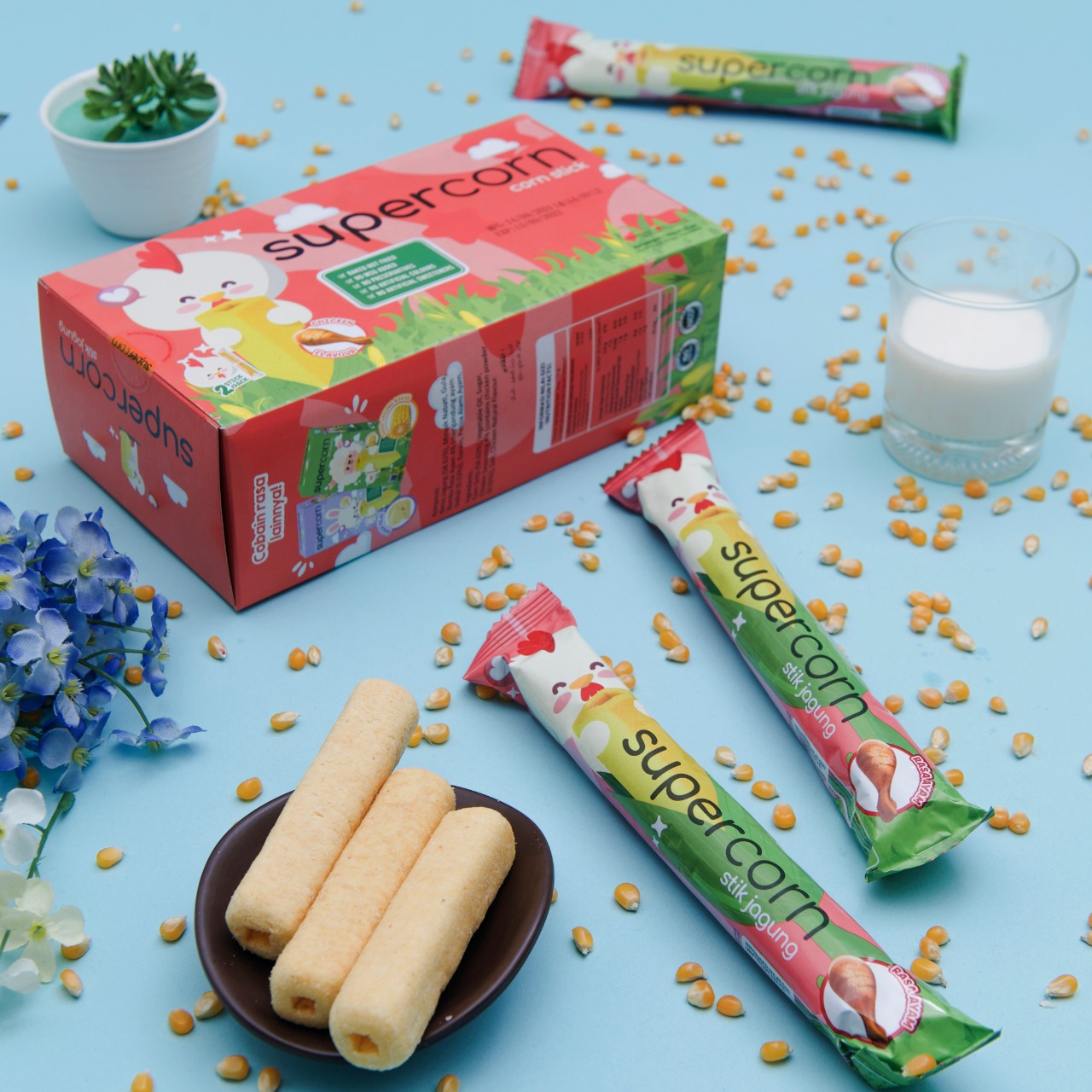 Produk - Supercorn │Makanan Ringan Anak │Camilan Anak │Stik Jagung